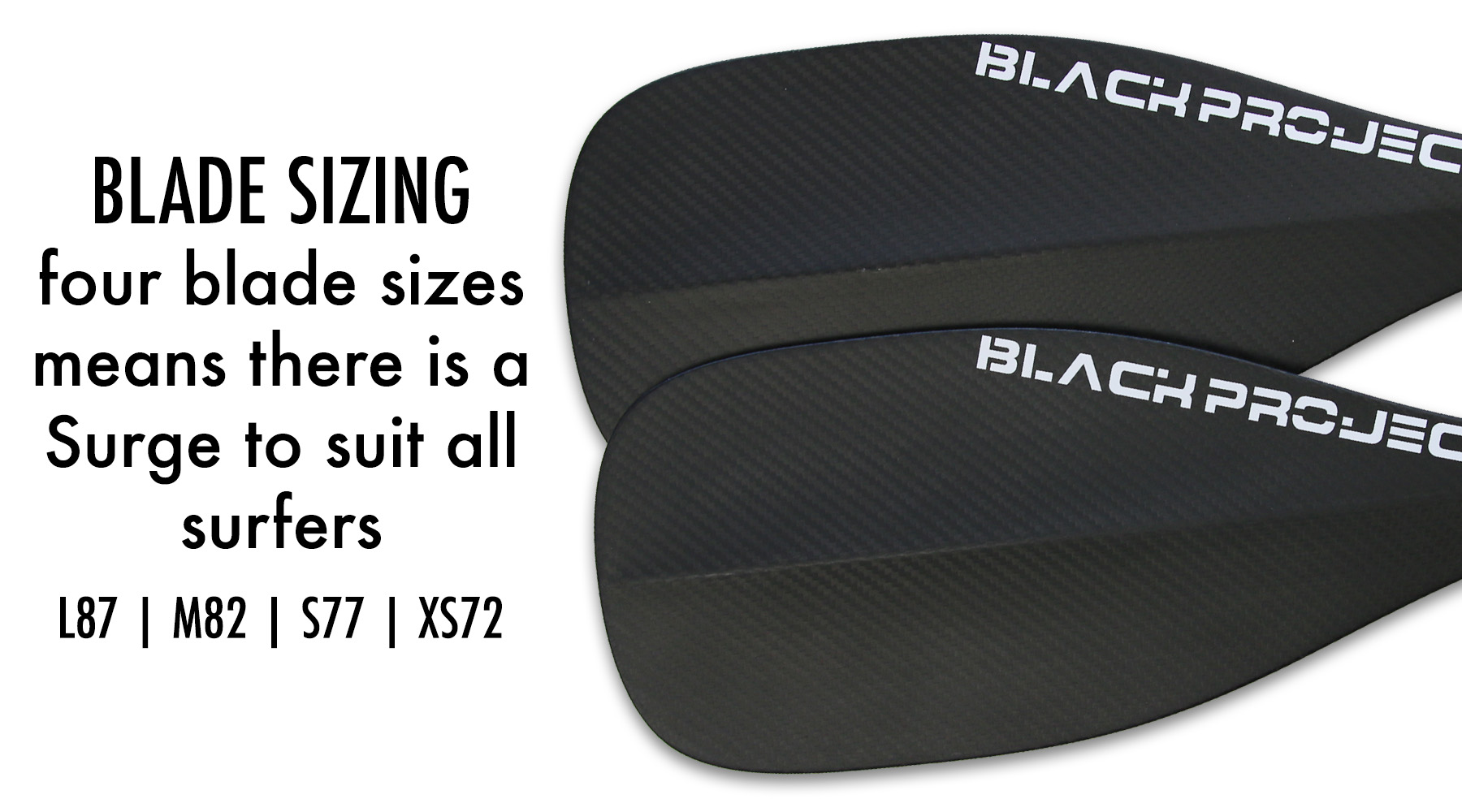 SURGE Pro Surf SUP Paddle | BLACK PROJECT